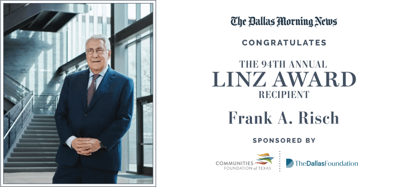 Frank A. Risch - Linz Award